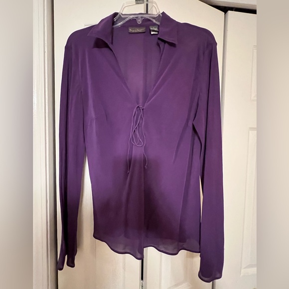 Banana Republic Factory | Tops | Purple Shear Top | Poshmark